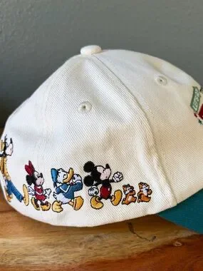Disney | Accessories | Tokyo Disney Lets Go Hatcap Cream And Teal ...